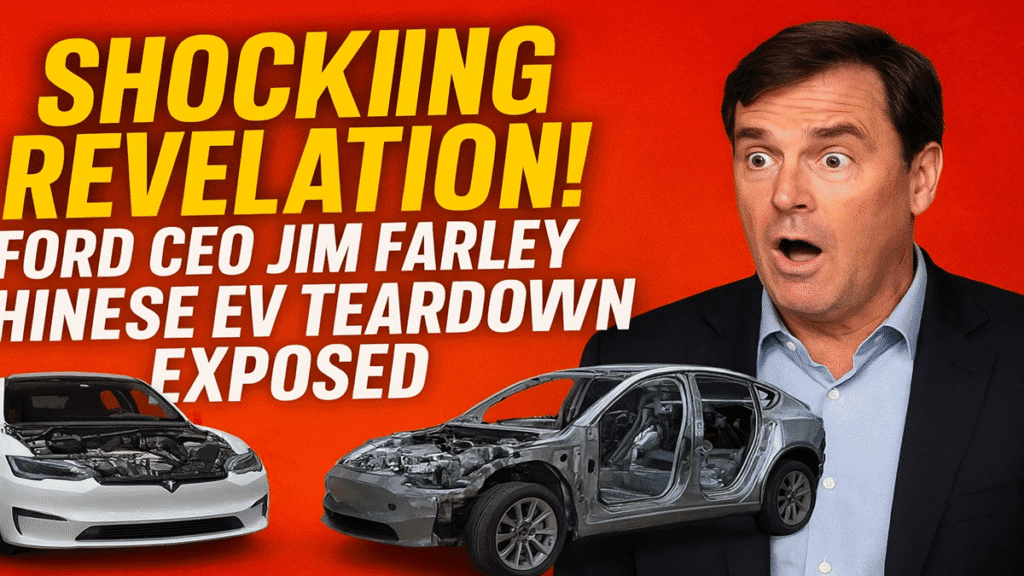 Shocking Revelation! Ford CEO Jim Farley Chinese EV Teardown Exposed 2025